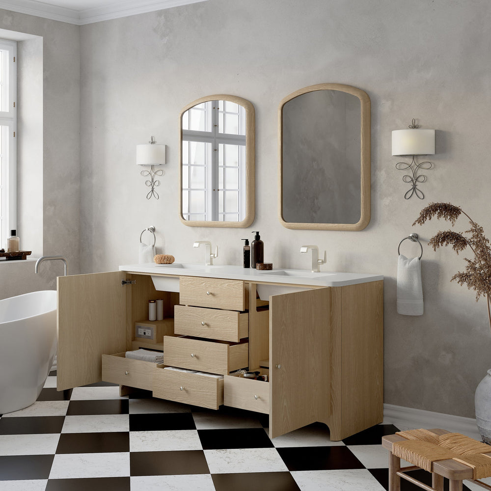 Gracyn 72" Double Vanity in Coastal Driftwood – James Martin Vanities