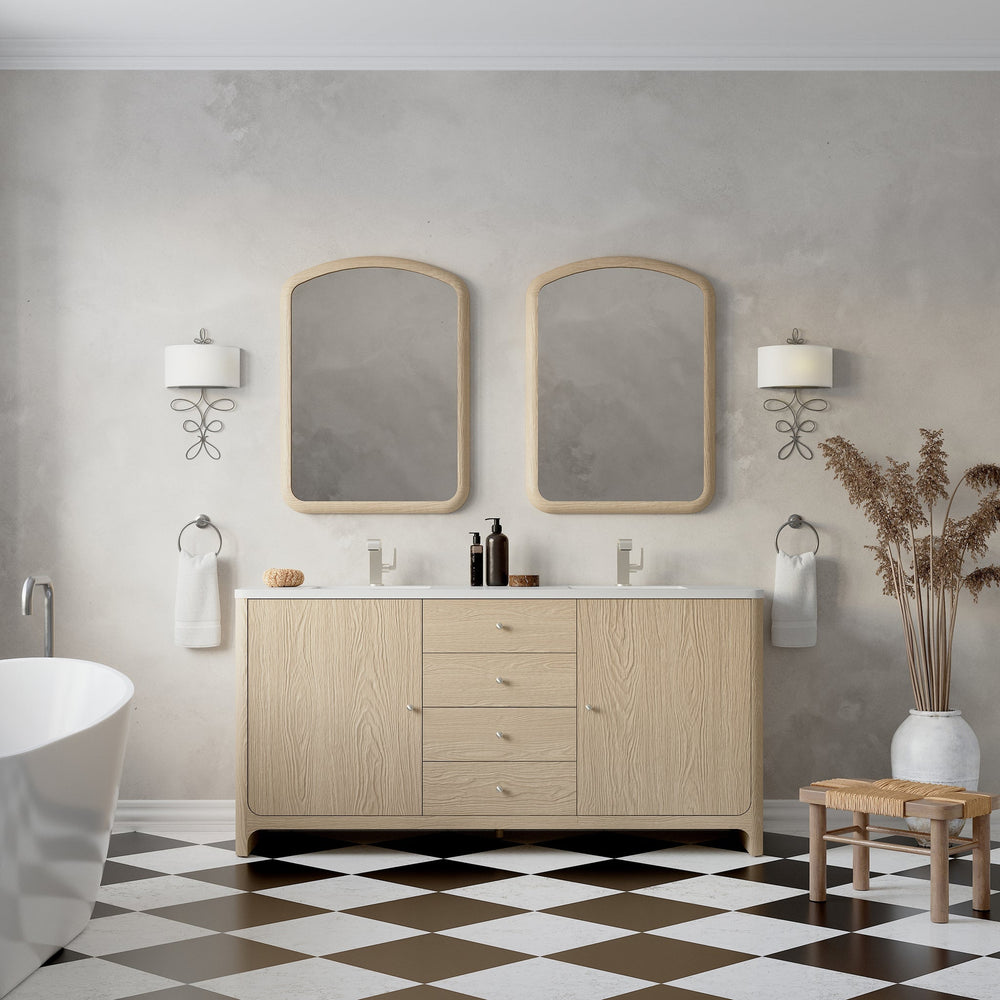 Gracyn 72" Double Vanity in Coastal Driftwood – James Martin Vanities