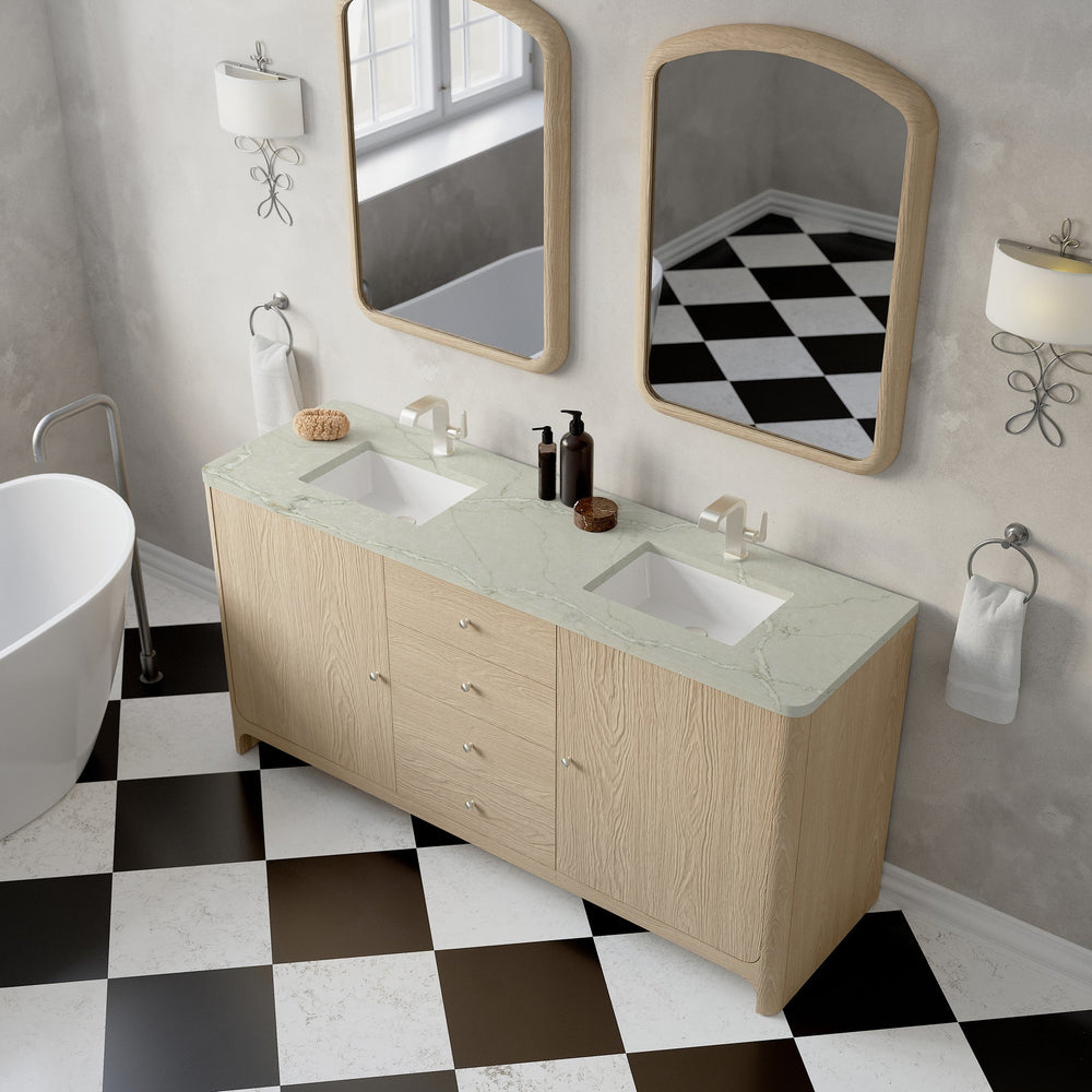 Gracyn 72" Double Vanity in Coastal Driftwood – James Martin Vanities